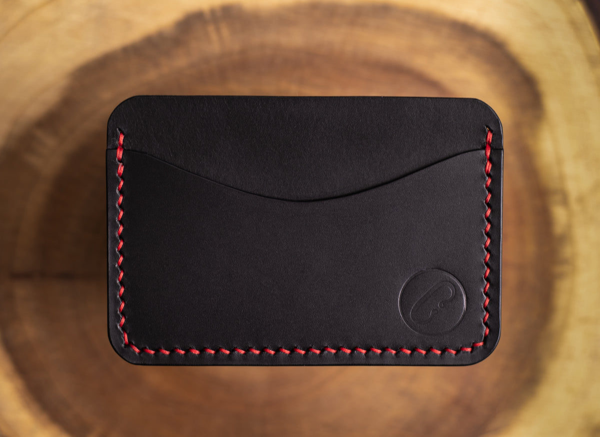 The Card Case – The Flint & Steel Leather Co - Handmade Leather Goods