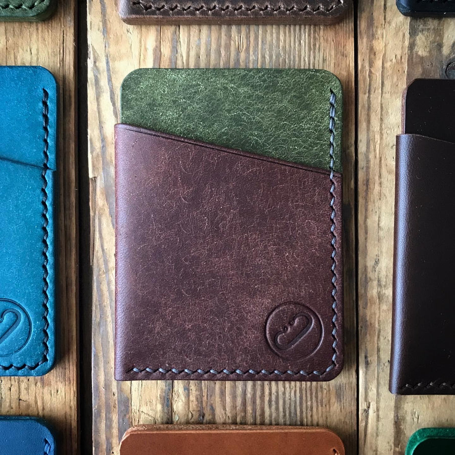 The Minimalist - Handmade Leather Wallet – The Flint & Steel Leather Co ...